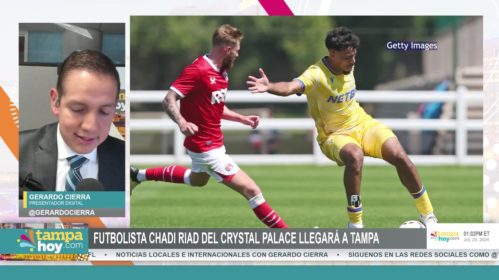 “Mi sueño”: Chadi Riad, promesa del fútbol europeo, visita Tampa con su ...
