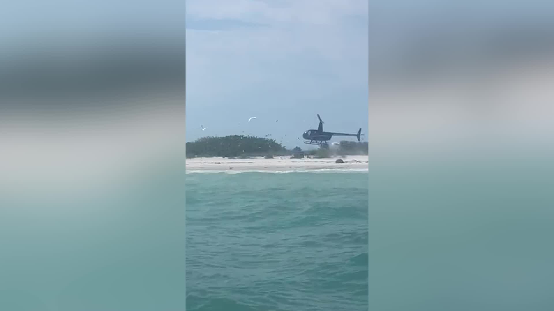 Egmont Key helicopter landing – WFLA