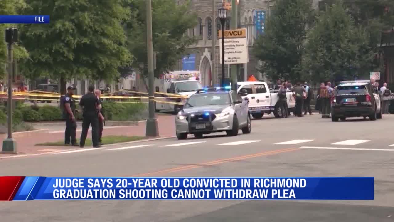 Judge Says 20 Year Old Convicted In Richmond Graduation Shooting Cannot