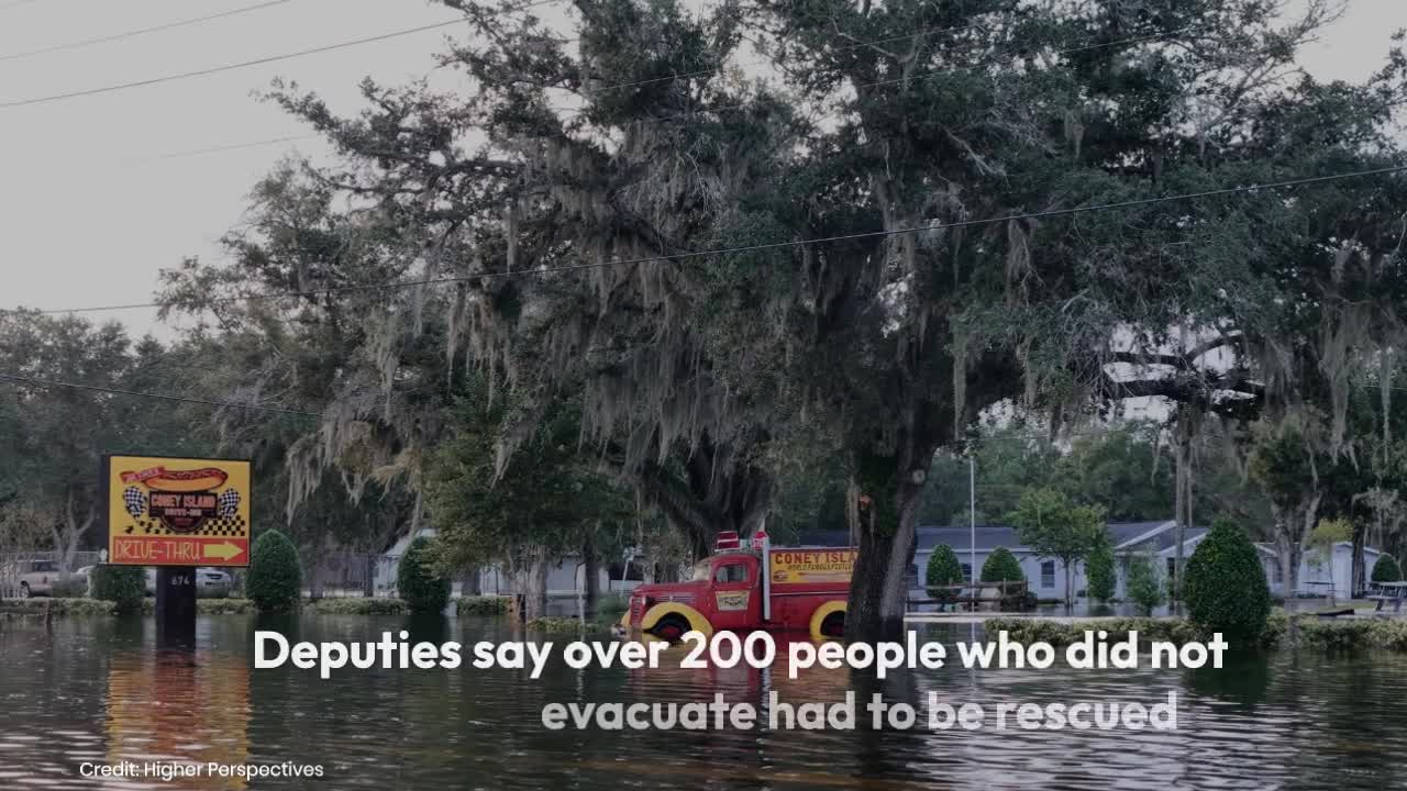 Crystal River hit hard by Hurricane Helene flooding – WFLA