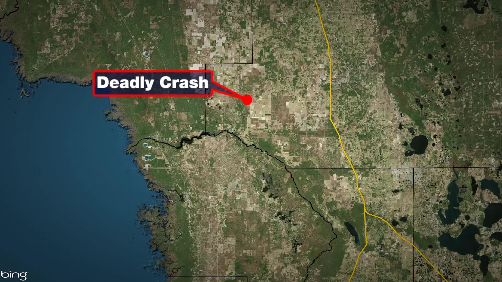 Map of SR-40 crash – NEWS10 ABC