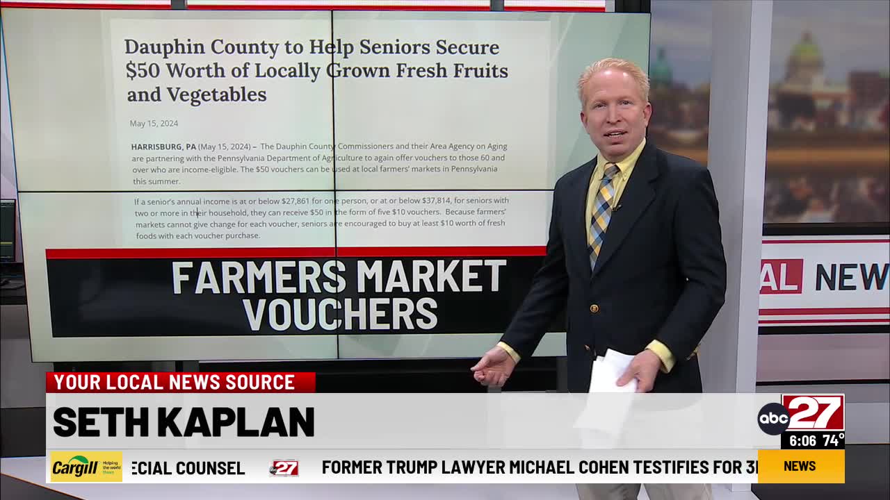 Farmers market voucher issues – ABC27