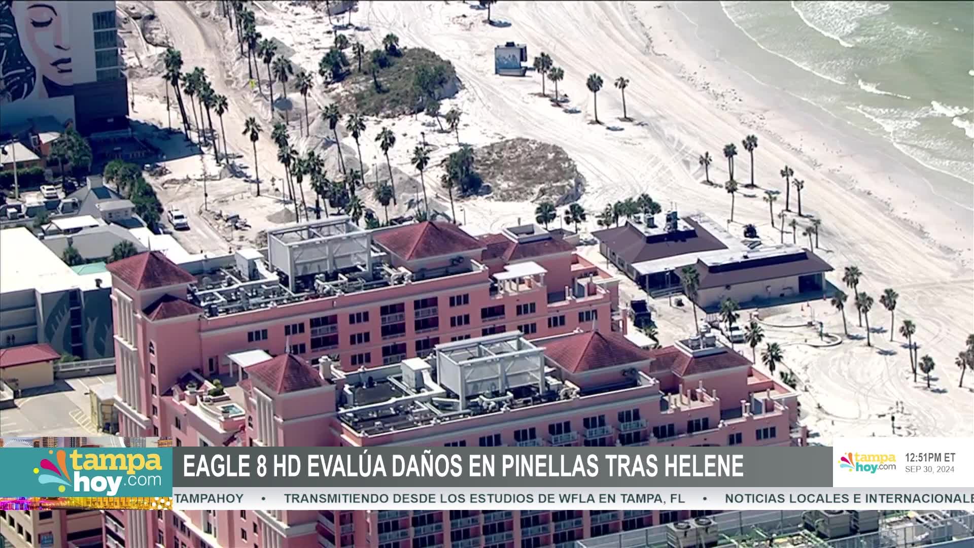 Después de Helene: Casi 14,000 yardas cúbicas de arena son retiradas de ...