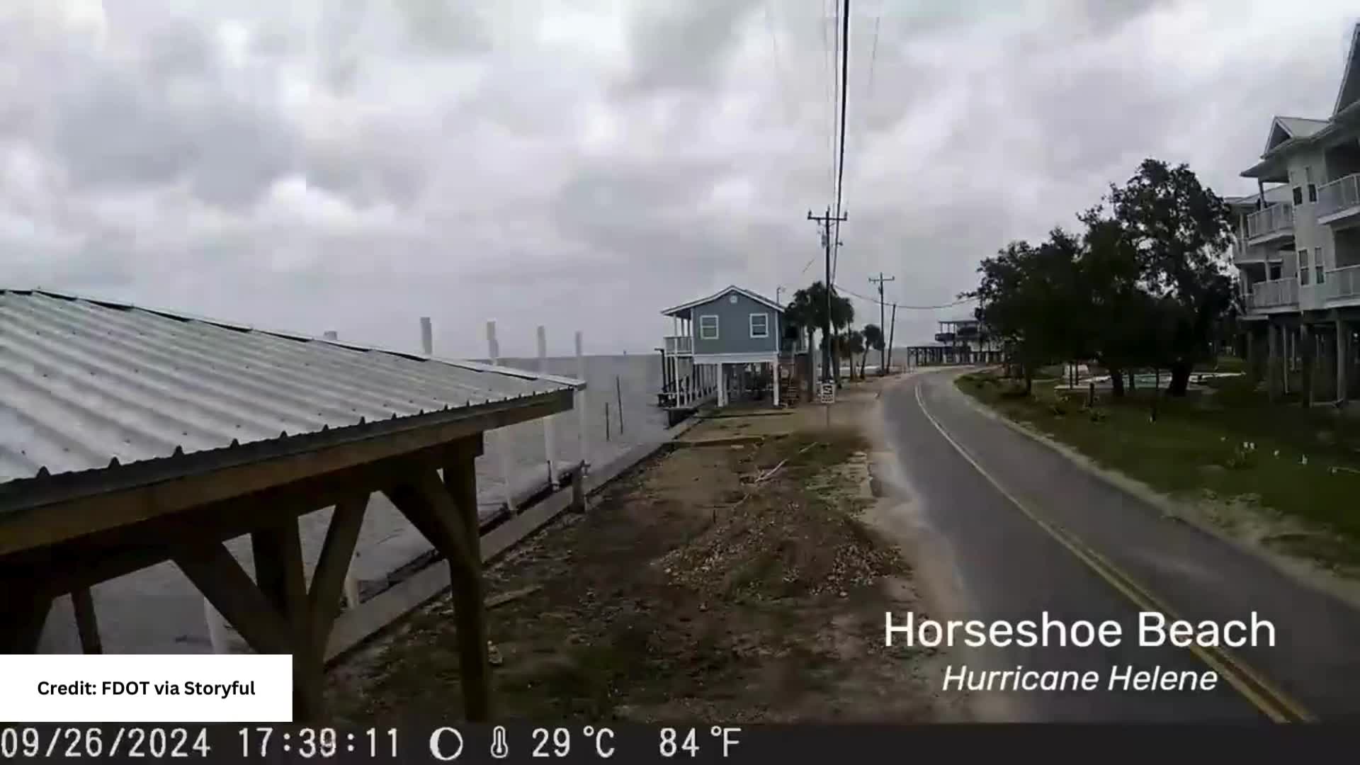 Dramatic Timelapse Footage Shows Hurricane Helene Making Landfall in ...