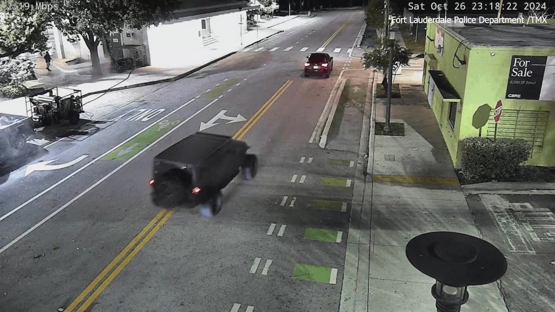 FL costumed suspects run over man on curb – WFLA