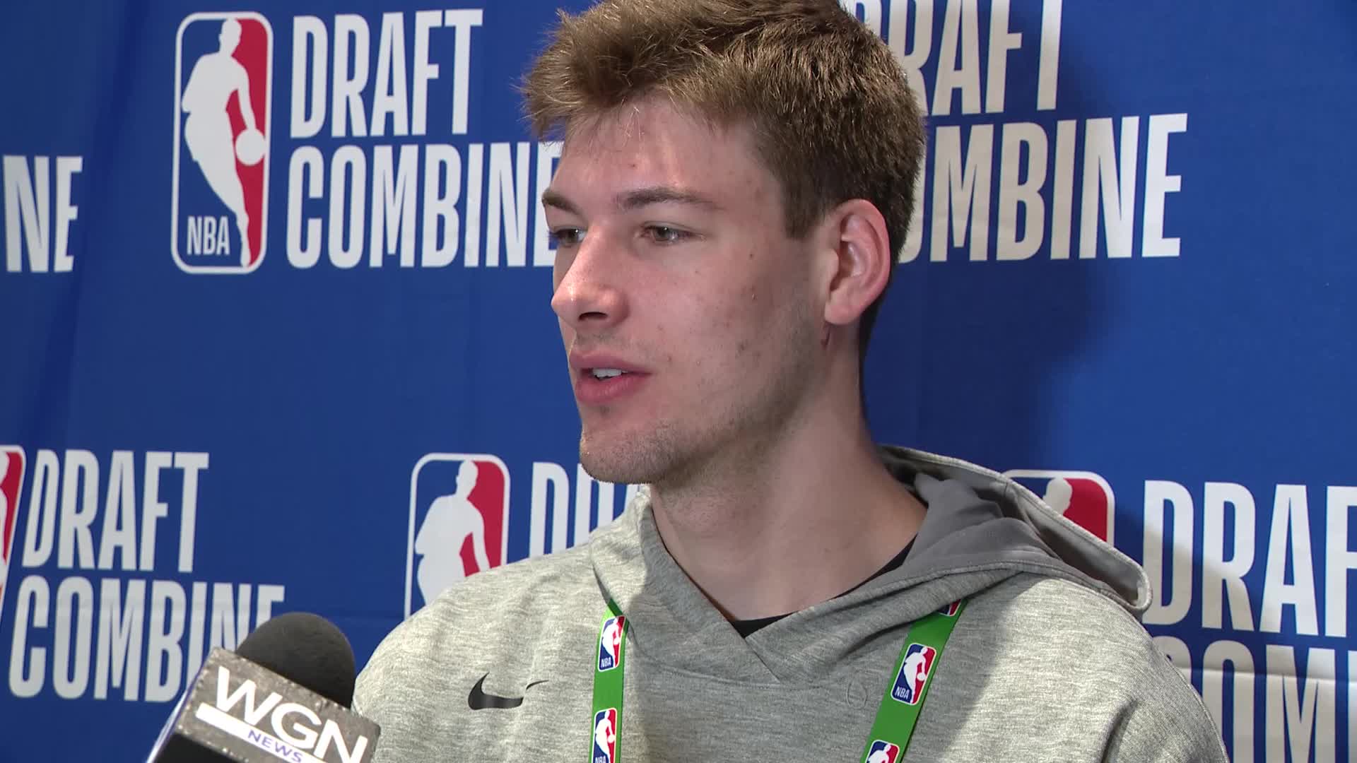 Kyle Filipowski talks at NBA Draft Combine – WGN-TV