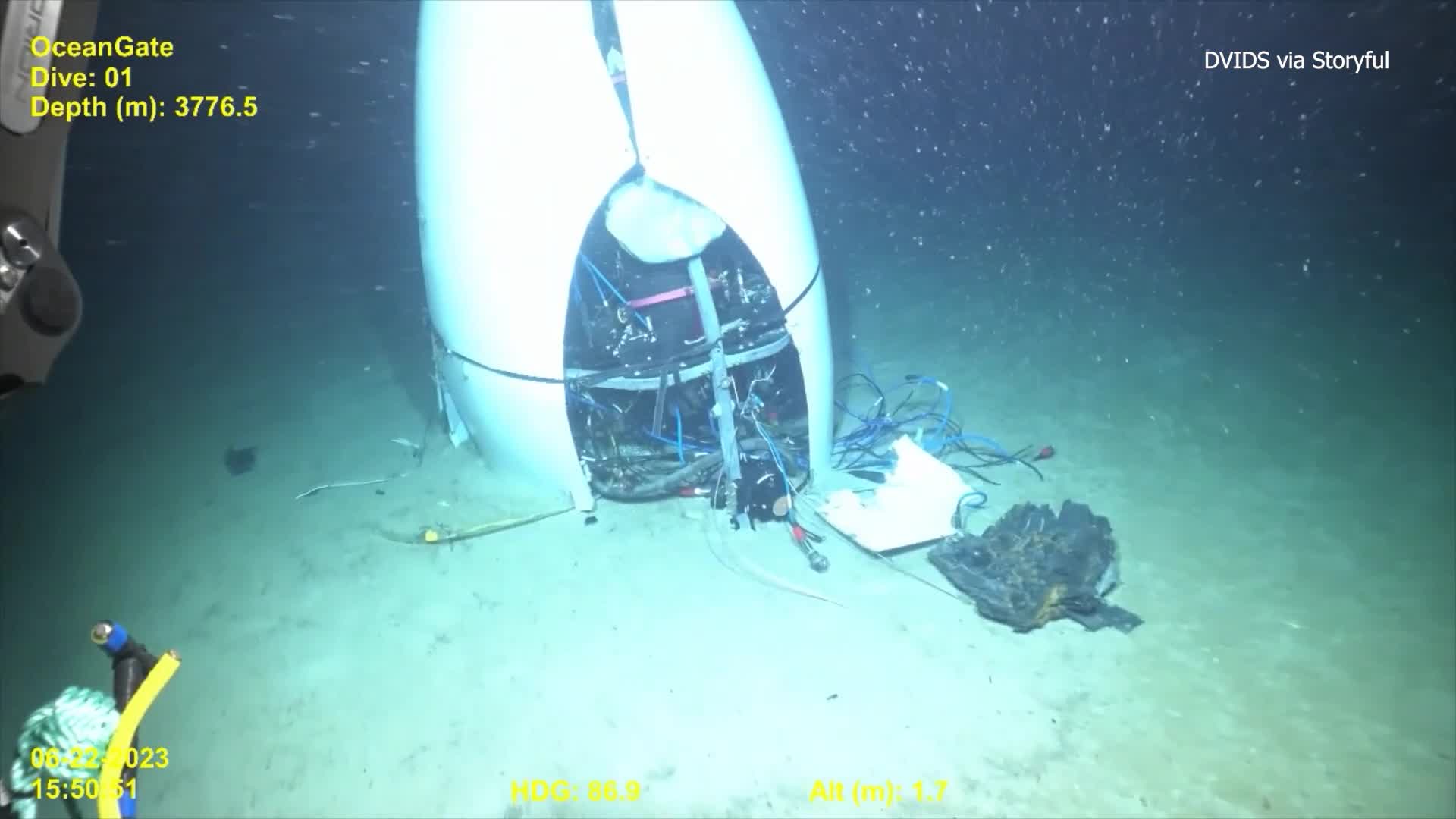 New video shows Oceangate wreckage found at bottom of ocean – WFLA