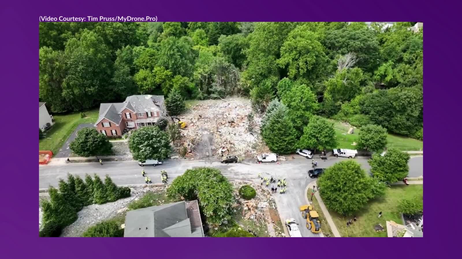 WATCH: Aerial footage of Bel Air house explosion – DC News Now | DC ...