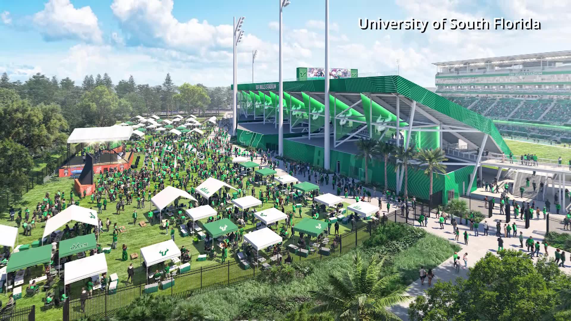 USF releases new stadium renderings ahead of groundbreaking – WFLA