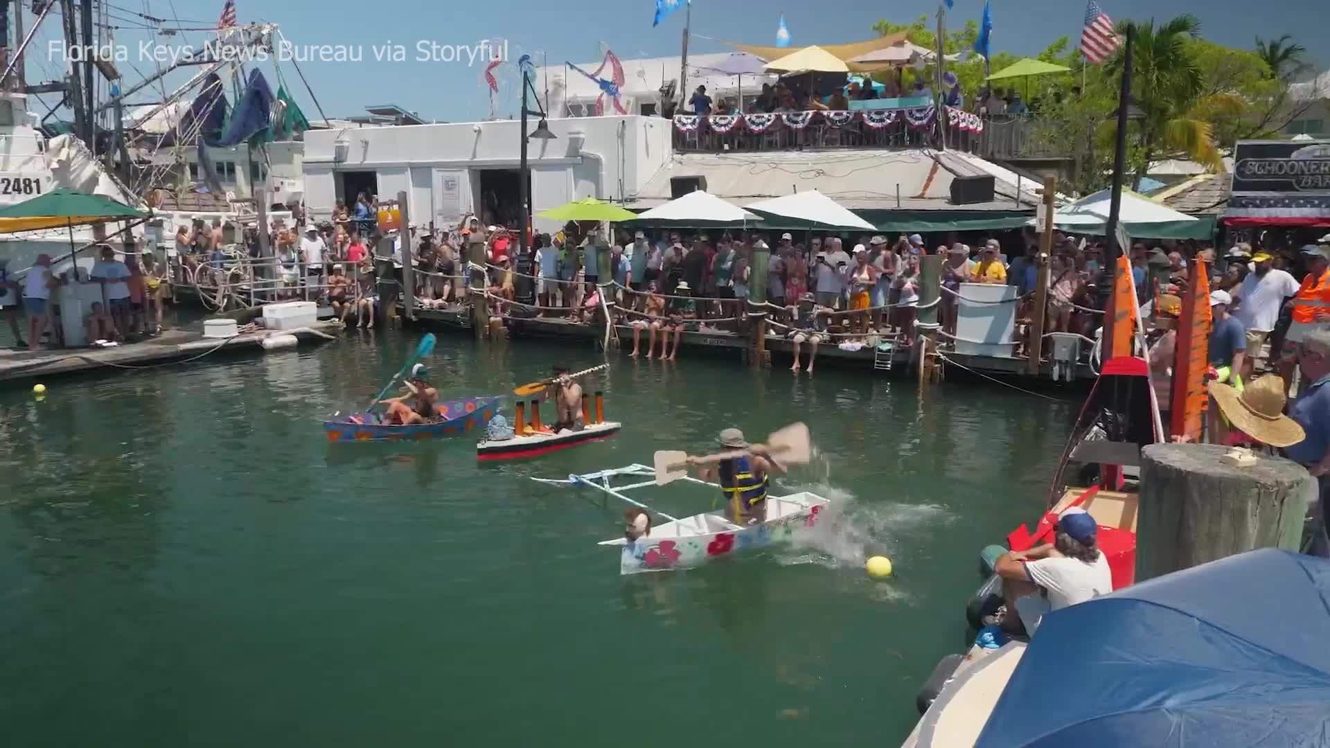 Homemade boats face off in Florida Keys’ annual ‘Minimal Regatta’ – WFLA